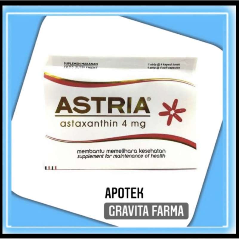 Promo Astria 4 mg 4 Kapsul Diskon 31% di Seller Apotek Gravita Farma ...