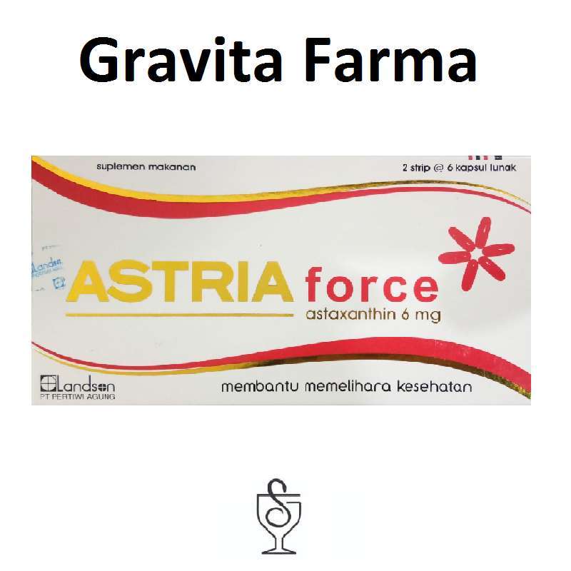 Jual Astria Force Astaxanthin Multivitamin [6 mg] 6 kapsul di Seller ...