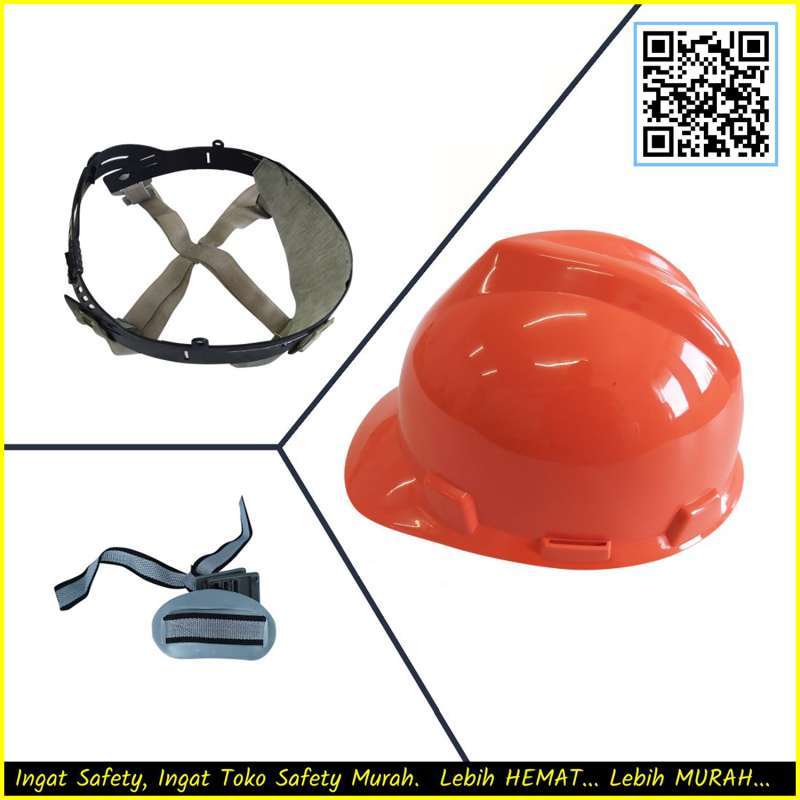 Jual Helm Safety Proyek merk A3 (Helmet + Inner biasa + Tali Dagu) Alat ...