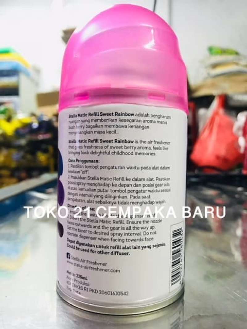 Jual Stella Refill Matic Sweet Rainbow 225 Ml Pengharum Ruangan Spray ...