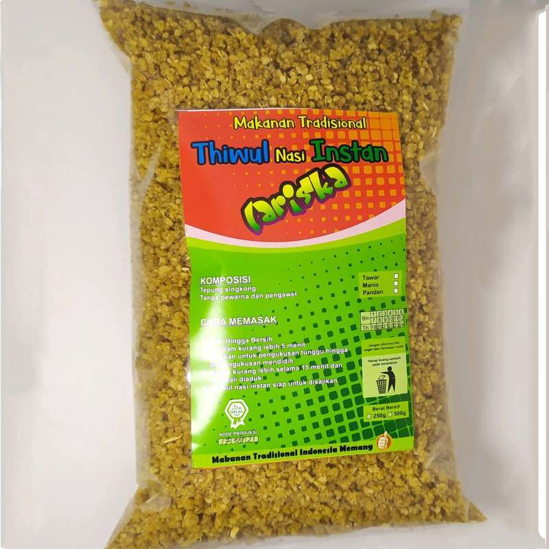 Promo Nasi thiwul instan | tiwul makanan khas jogja di Seller adt shop ...