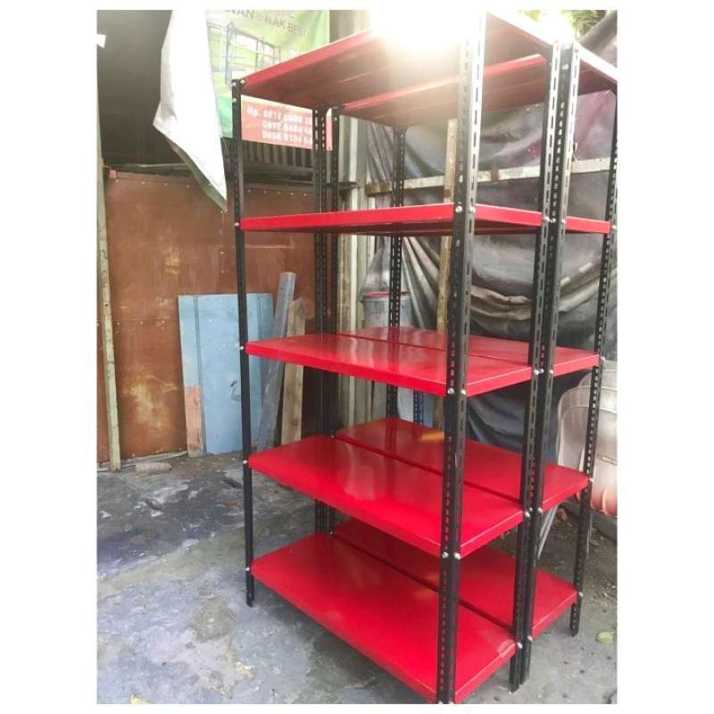 Jual Jual Rak Besi Ukuran 100x40x200 Cm 5 Susun - Putih Di Seller ...