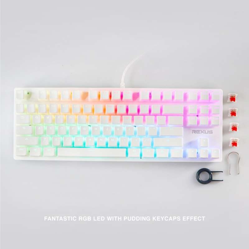 Jual Rexus Legionare MX9 Pudding / MX9P TKL RGB - Keyboard Gaming ...