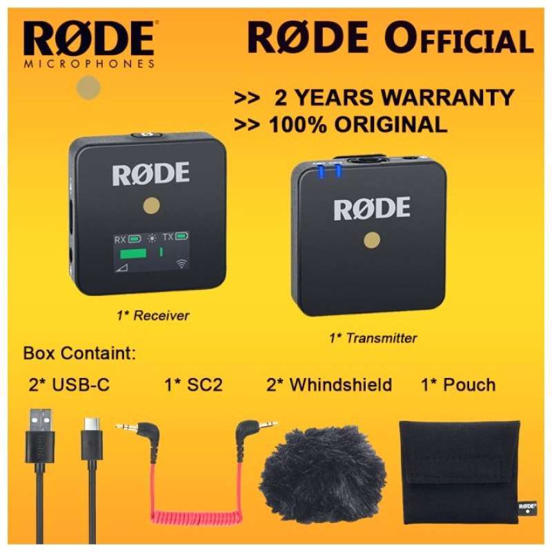 Jual Jual Rode Wireless Go Compact Digital Wireless Microphone System ...