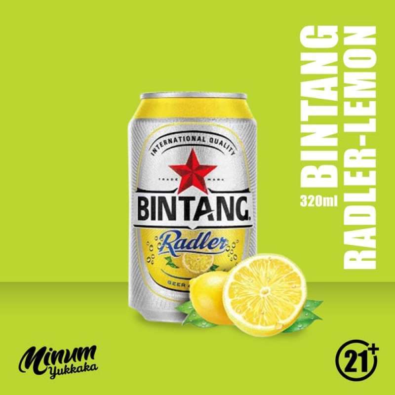 Jual Bintang Radler Lemon Kaleng 320ml di Seller Minum Yuk Kaka - Kota ...