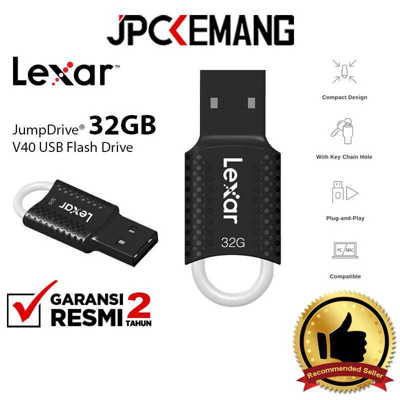 Promo Jpc Kemang Lexar Jumpdrive V40 Usb Flashdisk 32gb Flash Drive Disk 32 Gb Garansi Resmi ...