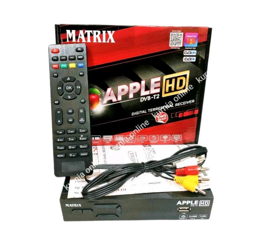 Jual SET TOP BOX MATRIX GARUDA APPLE DVB T2 (UNGU) di Seller Brayan ...