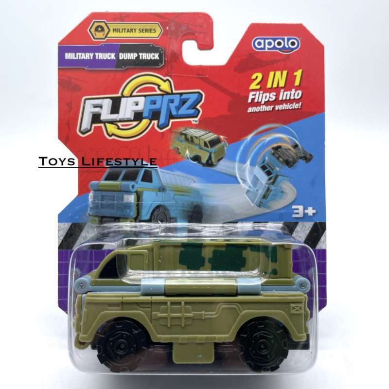 Jual Mainan Edukasi Anak Mobil Apolo Flipprz 2 in 1 Vehicle. - Military ...