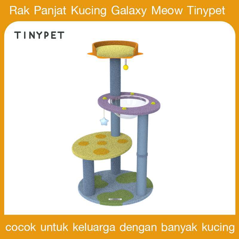 Jual Rak Panjat Kucing Galaxy Meow Mainan Kucing Dan Pengasah Cakar ...