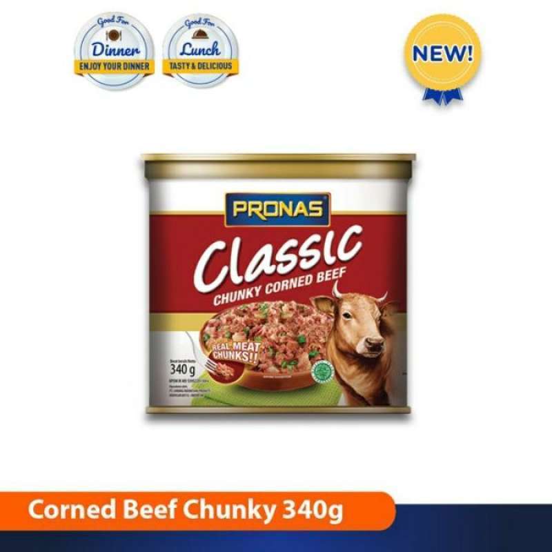 Jual Pronas corned beef classic 340gr di Seller Farmers Market Graha ...