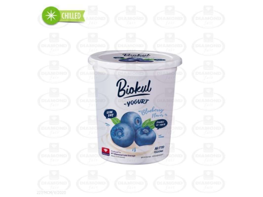 Jual BIOKUL YOGURT STIRRED BLUEBERRY CUP [1000 ML] di Seller Farmers ...