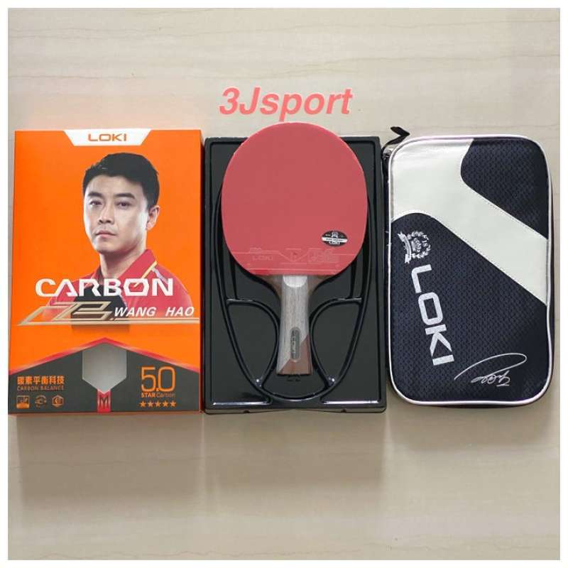 Jual Bet Pingpong Bat Tenis Meja Bat Pingpong Loki 5Star Carbon Original (Kode 009) di Seller ...