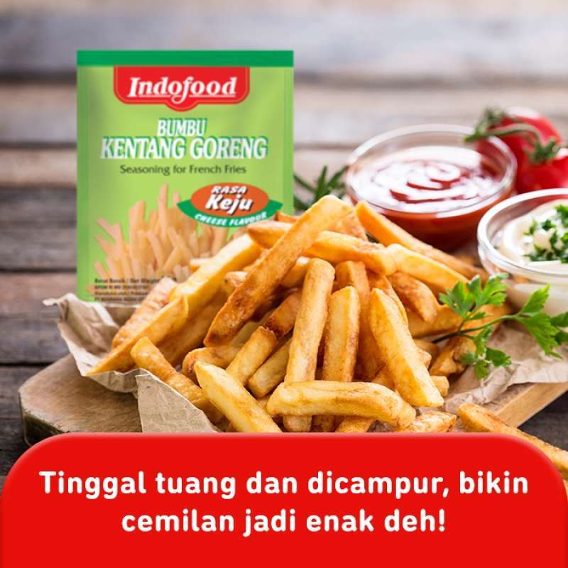 Promo Indofood Bumbu Kentang Goreng Rasa Barbeque / Jagung Bakar / Keju ...