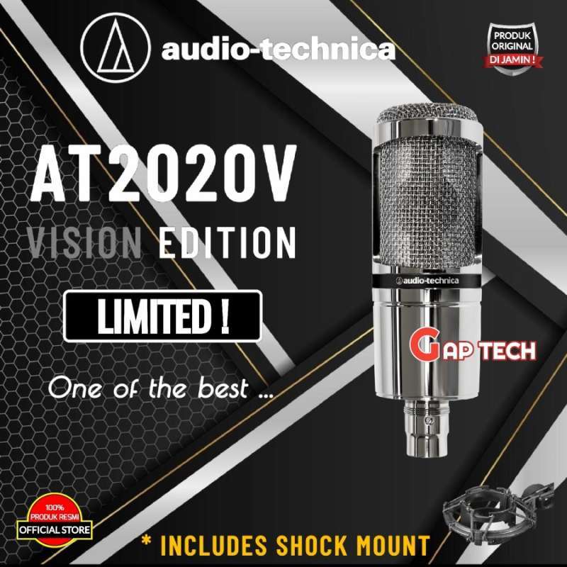 Jual Audio Technica AT2020 / AT 2020 Cardioid Condenser Microphone ...