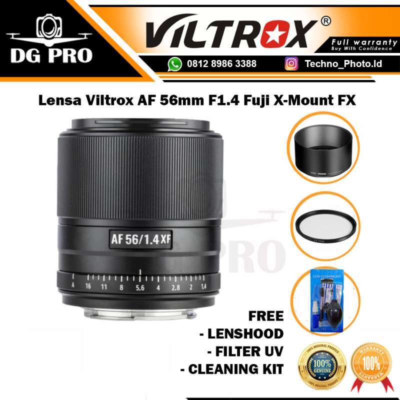 Promo Lensa Viltrox Af 56mm F1 4 Stm For Fujifilm X Mount Fuji Fx Mount