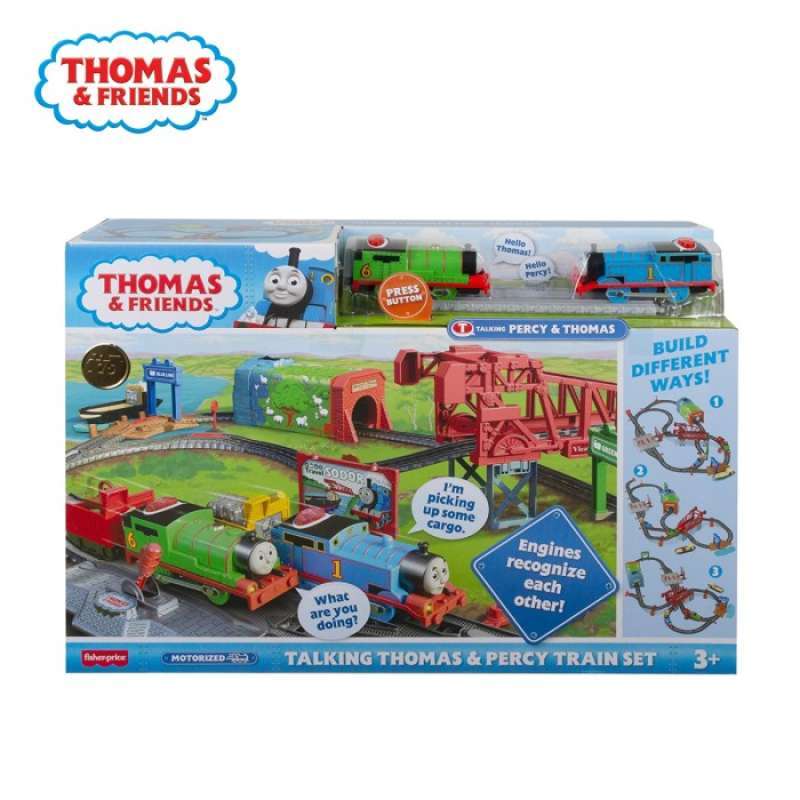 Jual Thomas & Friends Talking Thomas & Percy Train Set - Mainan Kereta ...