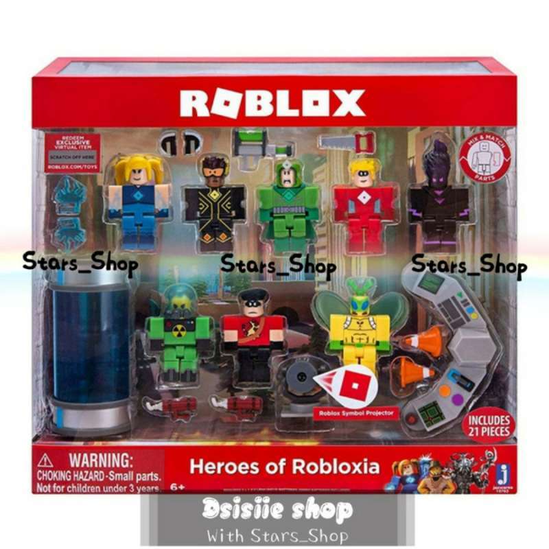 Jual Mainan Figure Roblox Feature Heroes Of Robloxia Original di Seller ...