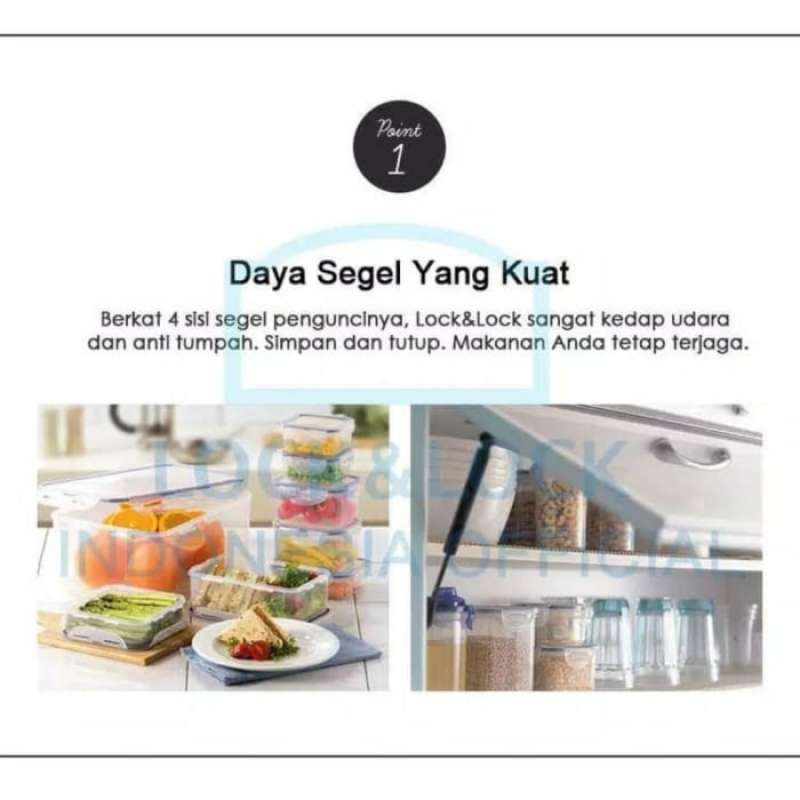 Promo Lock&Lock Lock n Lock Gift Set 7 in 1 Food Container Diskon 9% di ...