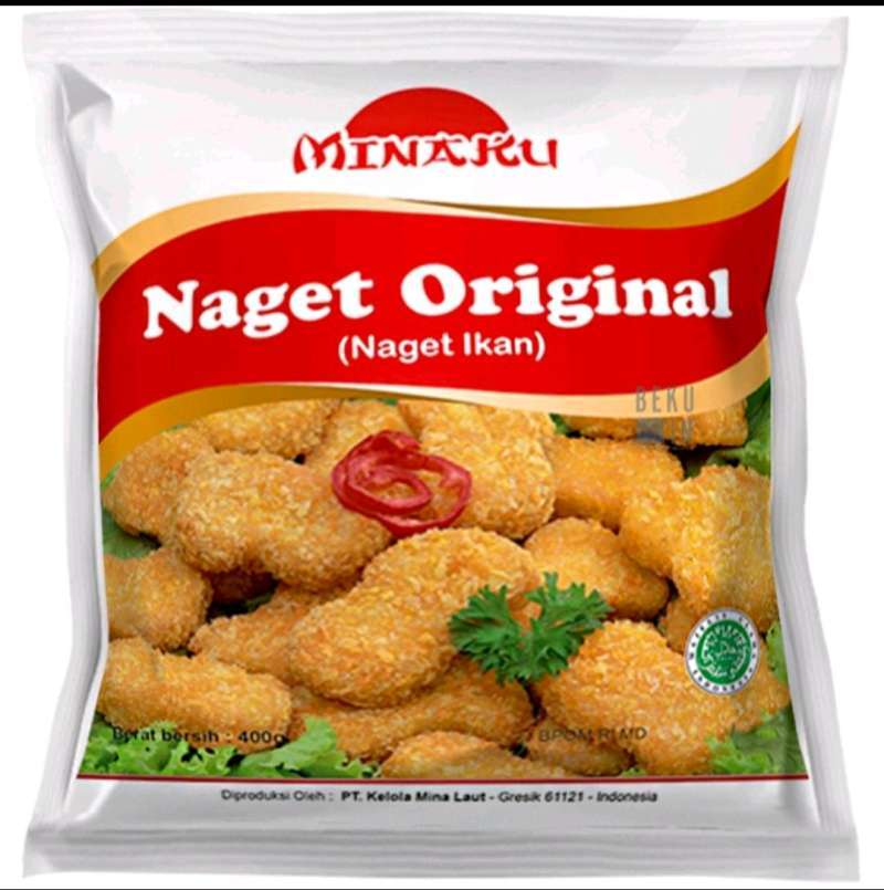 Jual Minaku Nuget Original/Nuget Ikan 400gr Halal di Seller 3key Frozen ...