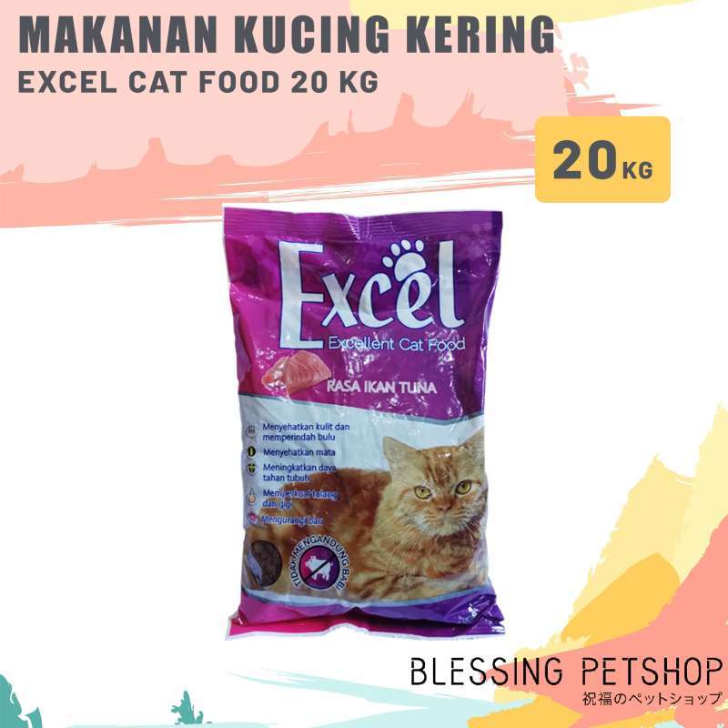 Jual MAKANAN KUCING EXCEL 20 KG / CATFOOD EXCEL 20KG di Seller Blessing ...