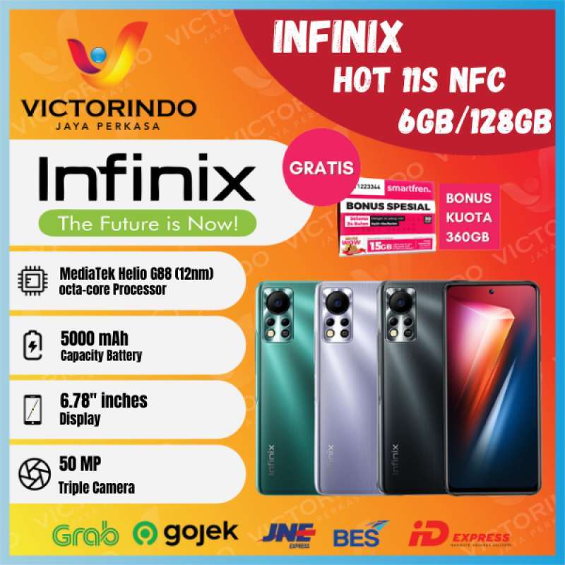 Jual Infinix Hot 11S NFC [X6812B] Smartphone ( Ram 6GB / Rom 128GB ...
