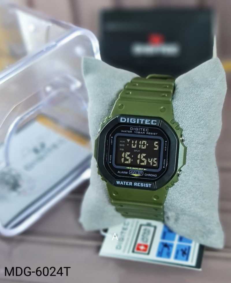 Promo Bergaransi 1 Tahun Jam Tangan Pria Digitec Original Strap Rubber ...