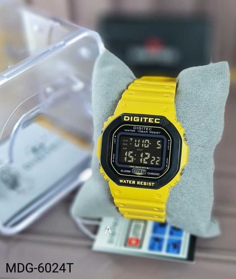 Promo Bergaransi 1 Tahun Jam Tangan Pria Digitec Original Strap Rubber ...