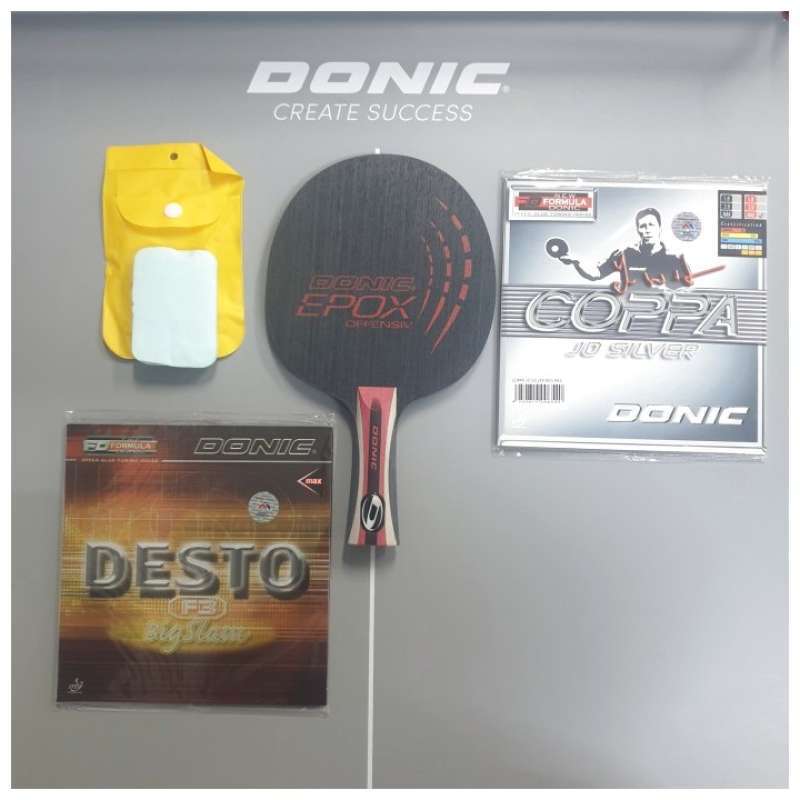 Jual Bet Tenis Meja Donic Epox Offensive Plus Karet Lengkap Satu Set (Kode 003) di Seller Ceria ...