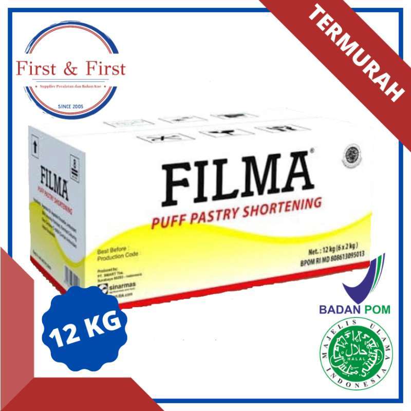 Jual [Khusus Grab/Gojek] Filma Puff Pastry Shortening 12 Kg [1 Karton ...
