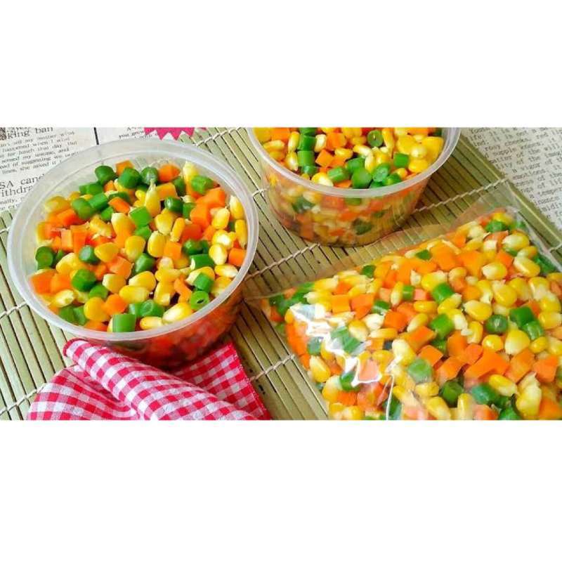Promo Mix Vegetable 4 Jenis Sayuran Beku 500 Gram Frozen Mix Sayuran ...