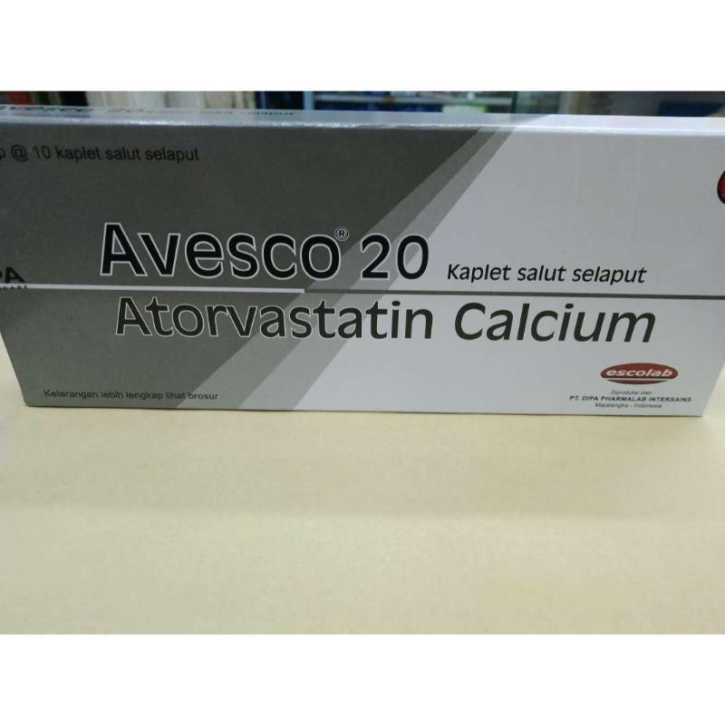 Jual Avesco 20 Mg Obat Cholesterol,original Box Di Seller Cilla Farma ...
