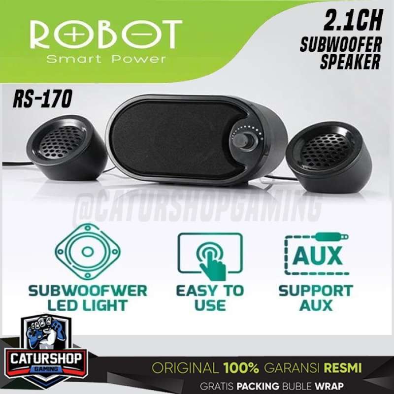 Jual Robot RS170 Speaker 2.1CH Subwoofer Led RS 170 USB Laptop HP di ...