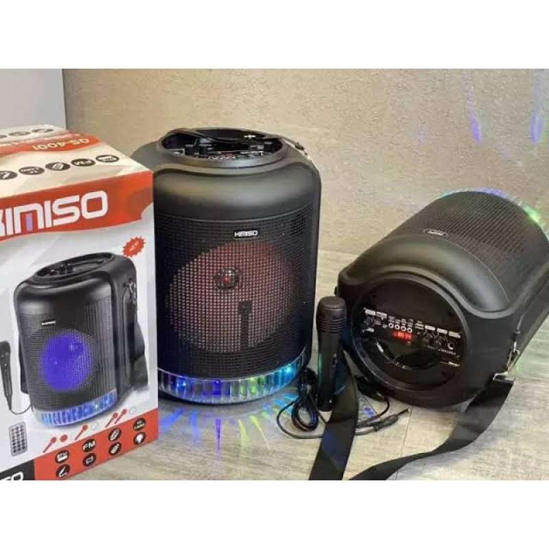 Jual SPEAKER BLUETOOTH KIMISO 6'5 INCH QS-3602LED PLUS MIC KARAOKE X ...