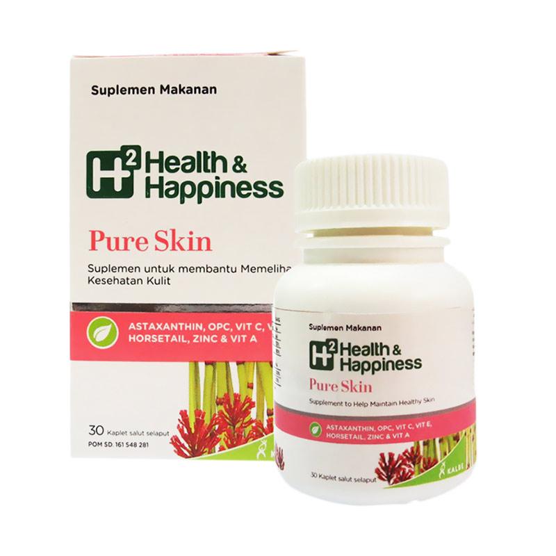 Jual Kalbe H2 Health & Happiness Pure Skin Suplemen Di Seller Shennshop ...
