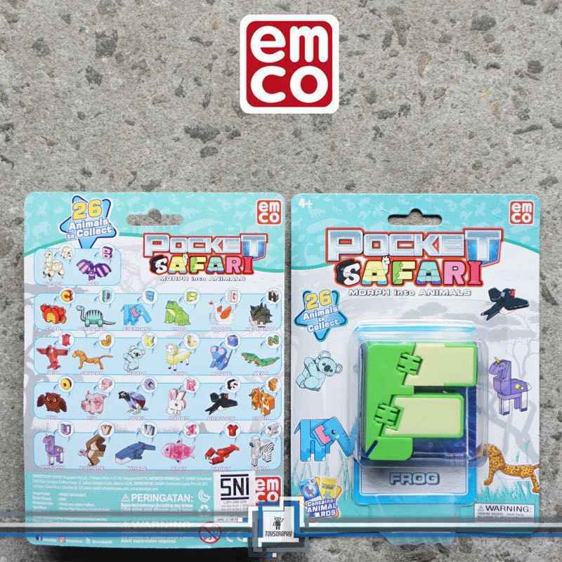 Jual Emco Pocket Safari FROG Letter F Morphers Transformers Robot ...