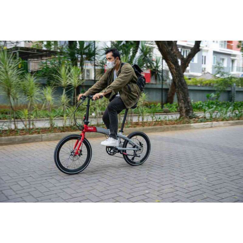 Jual Sepeda Lipat Element Folding Bike Ecosmo Z8 451 Edisi Coca Cola ...