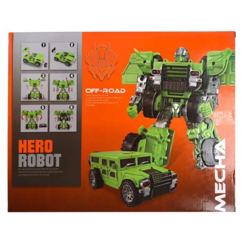 Jual Diy Robot Hero Mecha | Mainan Merakit Robot Jadi Mobil di Seller ...