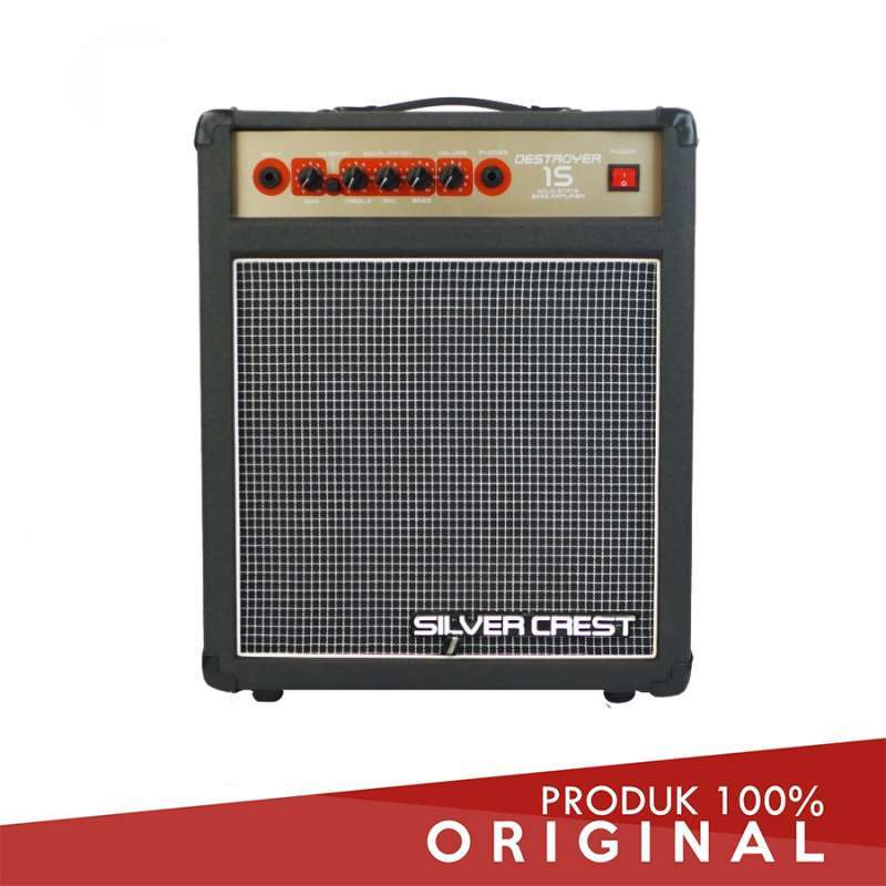 Jual SILVERCREST/SILVER CREST BASS AMPLI/AMPLIFIER DESTROYER 15 ...