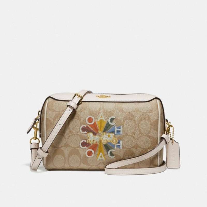 Jual Coach Bennett Crossbody In Signature Canvas With Coach Radial ...