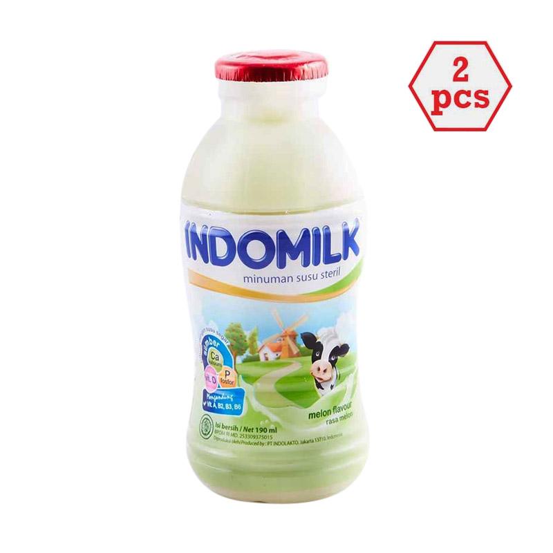 Jual Indomilk Liquid Melon Minuman Susu [190 mL/ 2 pcs] di Seller ...