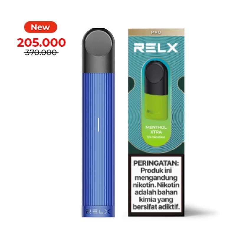 Jual RELX Essential Blue Bundle Device Pod di Seller cvsuksesabadi ...