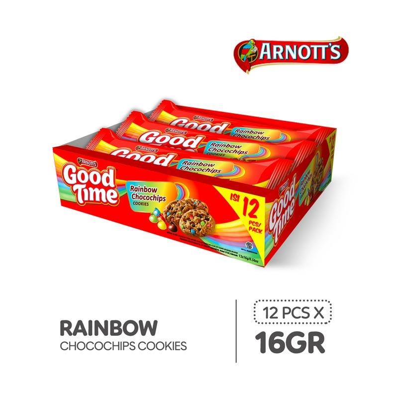 Jual Surabaya - Good Time Rainbow Chocochips Cookies [16 g/ 12 pcs] di ...