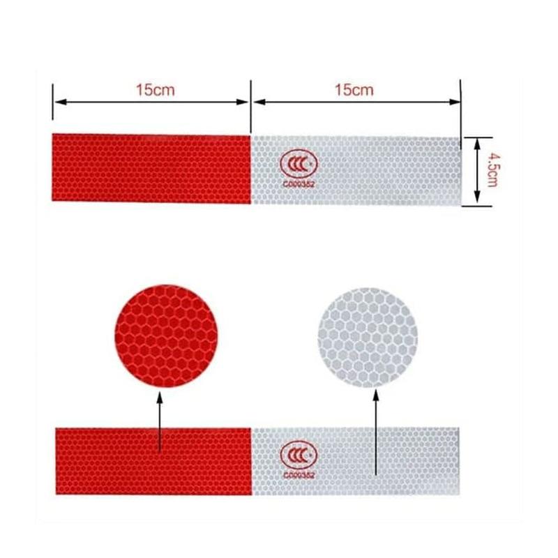 Promo Custom Stiker Reflektor Pemantul Cahaya [ Sticker Reflector ...