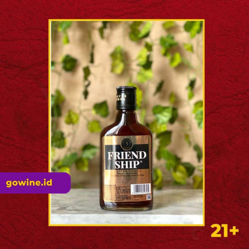 Jual Friendship Coffee Vodka Blended Smooth Vodka 180ml di Seller ...