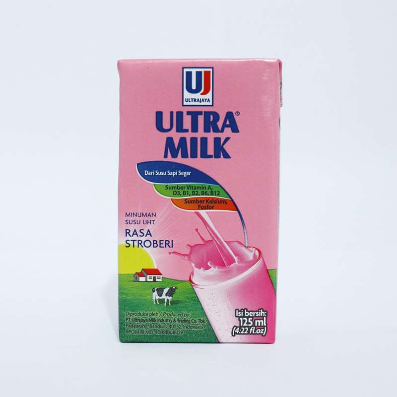Jual Ultrajaya Susu Uht 125 Ml - Rasa Coklat Dan Stroberi - 1 Box Isi ...