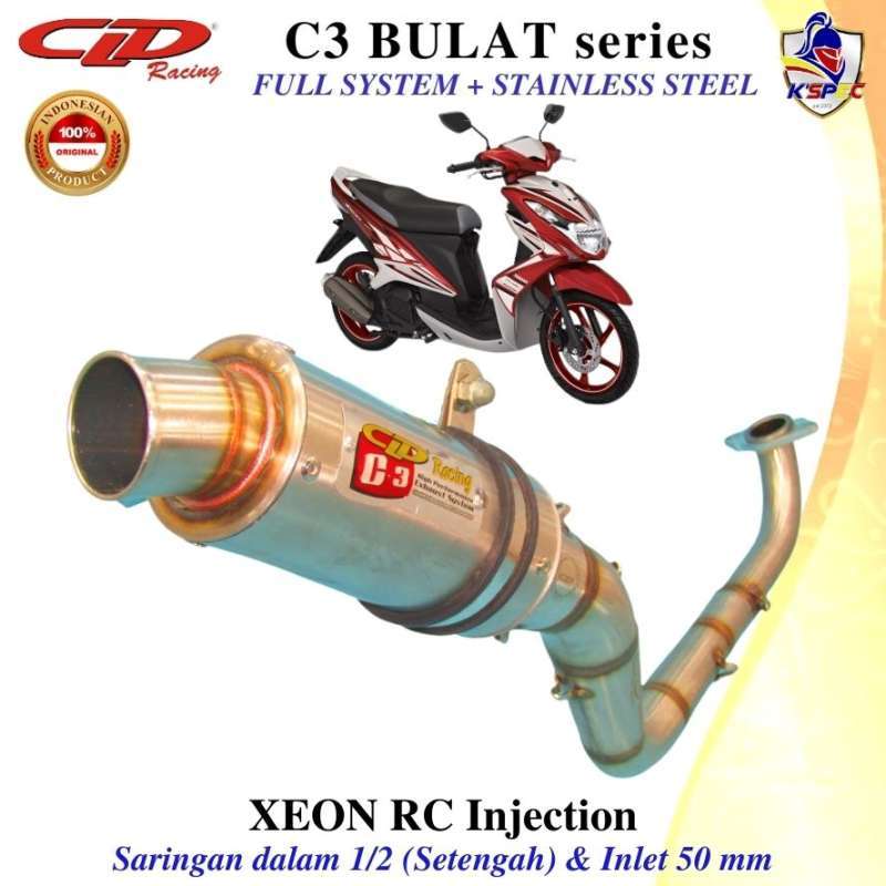 Jual Knalpot CLD Racing type C3 BULAT series XEON RC Injection ...