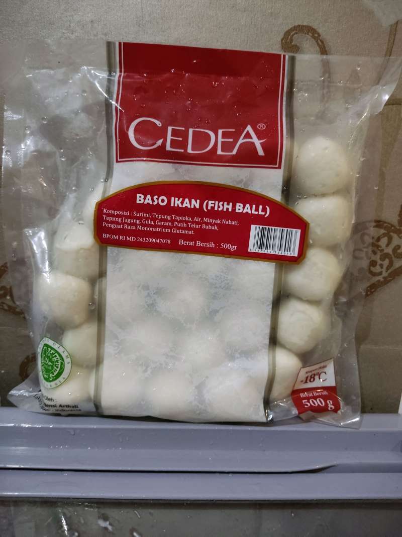 Jual Cedea Baso Ikan (Fish Ball) Beku Frozen 500 gram di Seller Happy ...