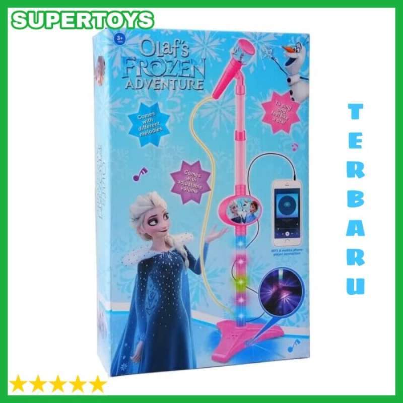 Jual MAINAN ANAK MICROPHONE ANAK FROZEN BIRU KADO ANAK ULTAH MIKROFON ...