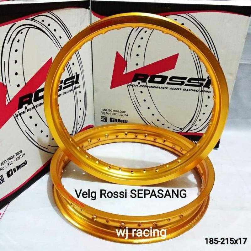 Jual Velg Rossi 1.85 / 2.15 X 17 36h Gold Set Sepasang Di Seller Wj ...
