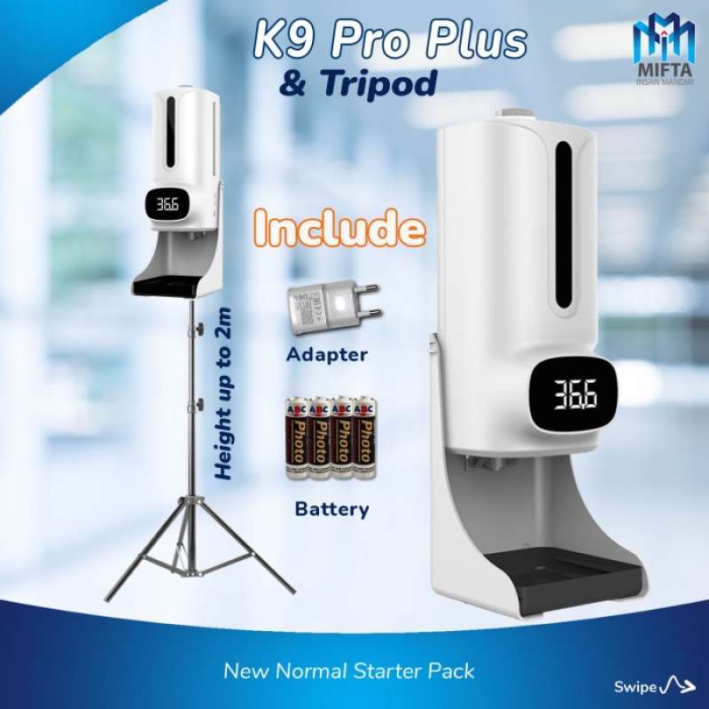 Promo K9 PRO 2 IN 1 PLUS THERMOMETER BAHASA INDONESIA / K9 PRO PLUS 2 IN 1 THERMOMETER / K9 PRO ...